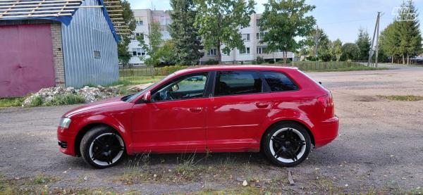 Audi A3 2008 in Kelme on AUTOMOTO.COM.LV Red Audi A3 2008 in Kelme, with an engine capacity of 1.90 L and mileage of 375 thousand km for 3300 €, photo 6 on AUTOMOTO.COM.LV