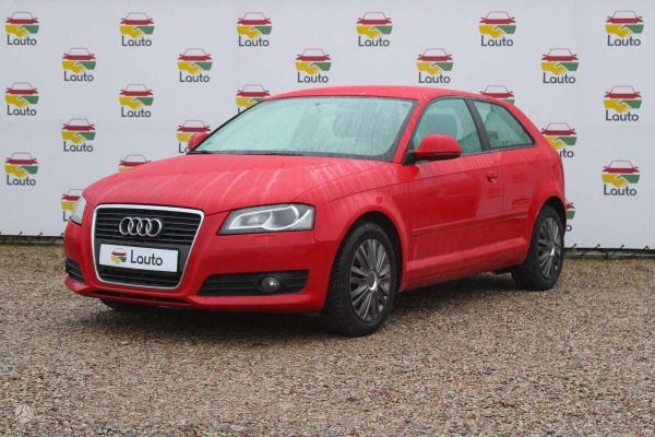 Sarkans Audi A3 2009 Viļņa, ar dzinēja tilpumu 2.00 L un nobraukumu 214 tūkst. km par 6990 €, foto 1 vietnē AUTOMOTO.COM.LV