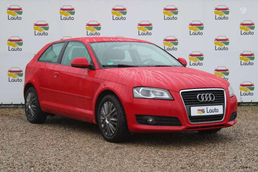 Sarkans Audi A3 2009 Viļņa, ar dzinēja tilpumu 2.00 L un nobraukumu 214 tūkst. km par 6990 €, foto 2 vietnē AUTOMOTO.COM.LV