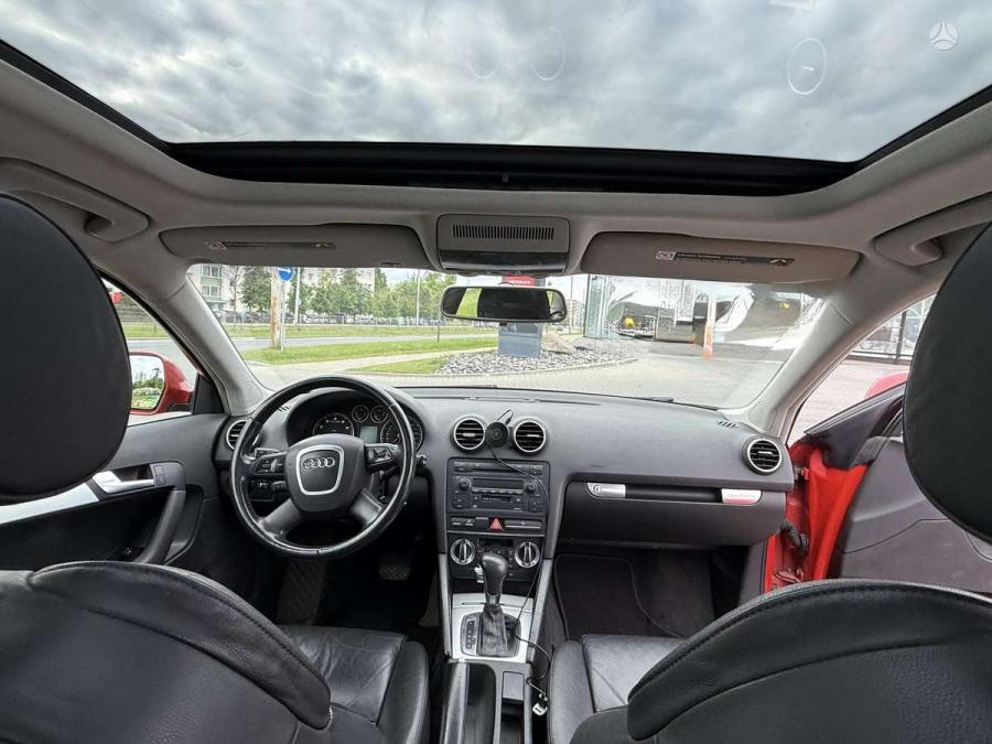 Красный Ауди А3 2009 в Вильнюс, объемом двигателя 1.98 л и пробегом 115 тыс. км за 5950 €, фото 9 на AUTOMOTO.COM.LV