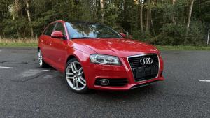 Red Audi A3 2009 in Ukmerge, with an engine capacity of 1.98 L and mileage of 220 thousand km for 5250 €, photo  on AUTOMOTO.COM.LV