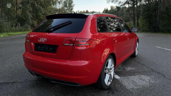 Red Audi A3 2009 in Ukmerge, with an engine capacity of 1.98 L and mileage of 220 thousand km for 5250 €, photo 5 on AUTOMOTO.COM.LV