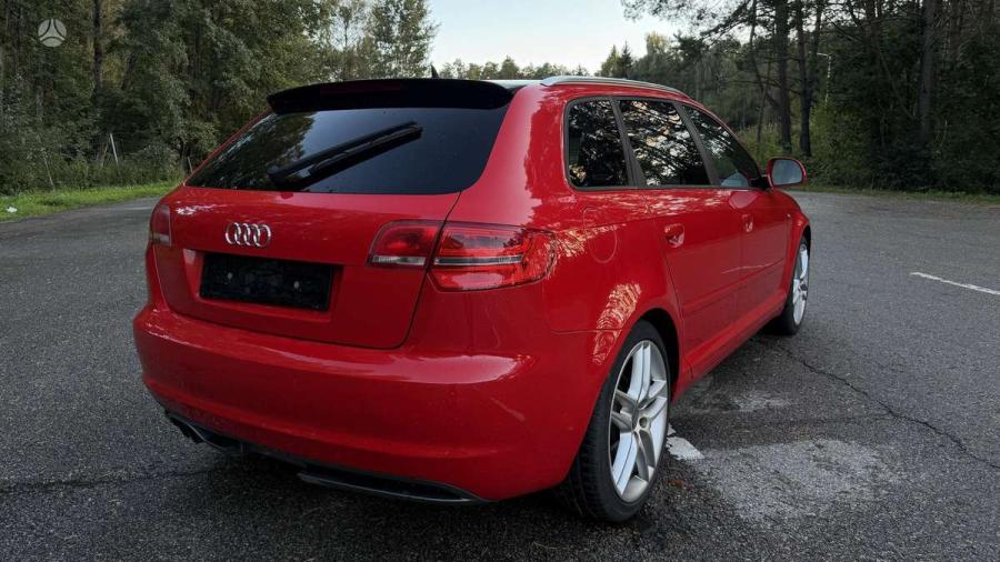 Sarkans Audi A3 2009 Ukmergė, ar dzinēja tilpumu 1.98 L un nobraukumu 220 tūkst. km par 5250 €, foto 5 vietnē AUTOMOTO.COM.LV