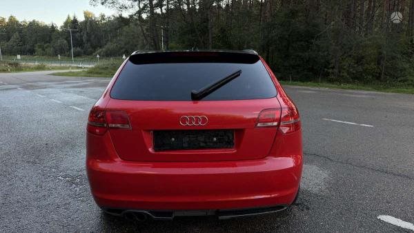 Red Audi A3 2009 in Ukmerge, with an engine capacity of 1.98 L and mileage of 220 thousand km for 5250 €, photo 6 on AUTOMOTO.COM.LV