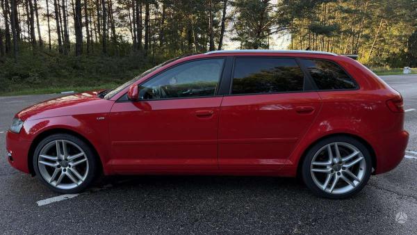 Red Audi A3 2009 in Ukmerge, with an engine capacity of 1.98 L and mileage of 220 thousand km for 5250 €, photo 7 on AUTOMOTO.COM.LV