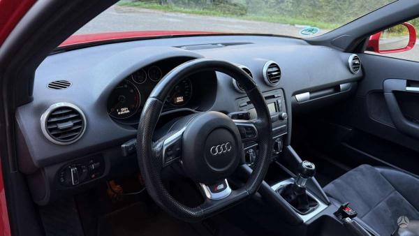 Red Audi A3 2009 in Ukmerge, with an engine capacity of 1.98 L and mileage of 220 thousand km for 5250 €, photo 9 on AUTOMOTO.COM.LV