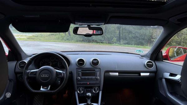 Red Audi A3 2009 in Ukmerge, with an engine capacity of 1.98 L and mileage of 220 thousand km for 5250 €, photo 10 on AUTOMOTO.COM.LV