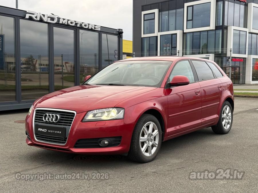 Red Audi A3 2009 in Tallinn, with an engine capacity of 1.80 L and mileage of 253 thousand km for 4990 €, photo 1 on AUTOMOTO.COM.LV
