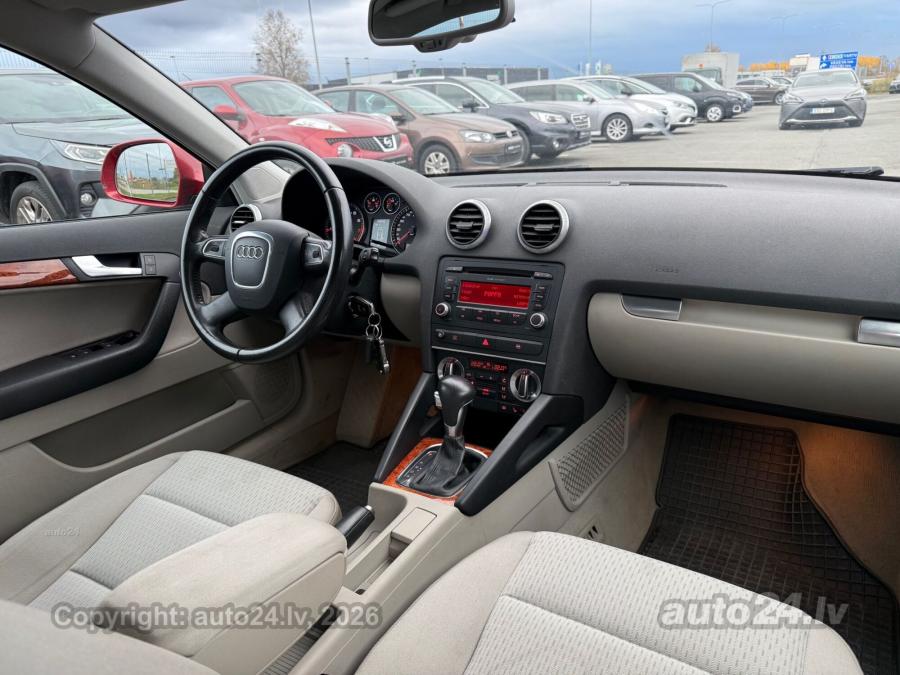 Red Audi A3 2009 in Tallinn, with an engine capacity of 1.80 L and mileage of 253 thousand km for 4990 €, photo 7 on AUTOMOTO.COM.LV