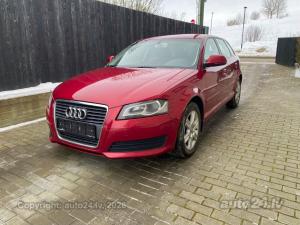 Red Audi A3 2010 in Tallinn, with an engine capacity of 1.60 L and mileage of 281 thousand km for 5599 €, photo  on AUTOMOTO.COM.LV