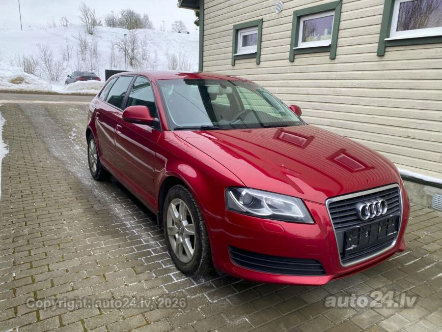 Red Audi A3 2010 in Tallinn, with an engine capacity of 1.60 L and mileage of 281 thousand km for 5599 €, photo 3 on AUTOMOTO.COM.LV
