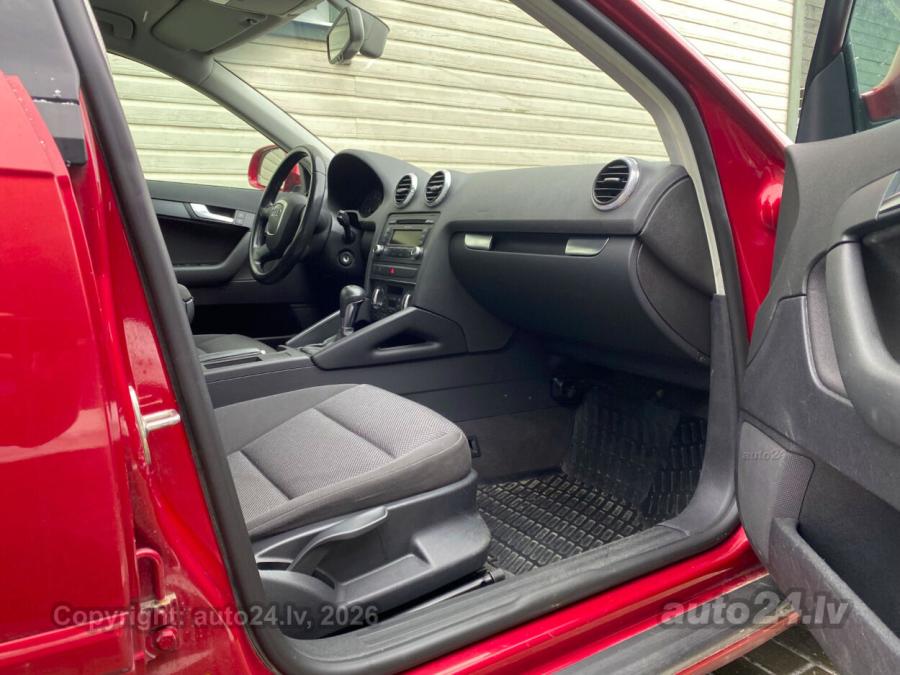 Red Audi A3 2010 in Tallinn, with an engine capacity of 1.60 L and mileage of 281 thousand km for 5599 €, photo 8 on AUTOMOTO.COM.LV