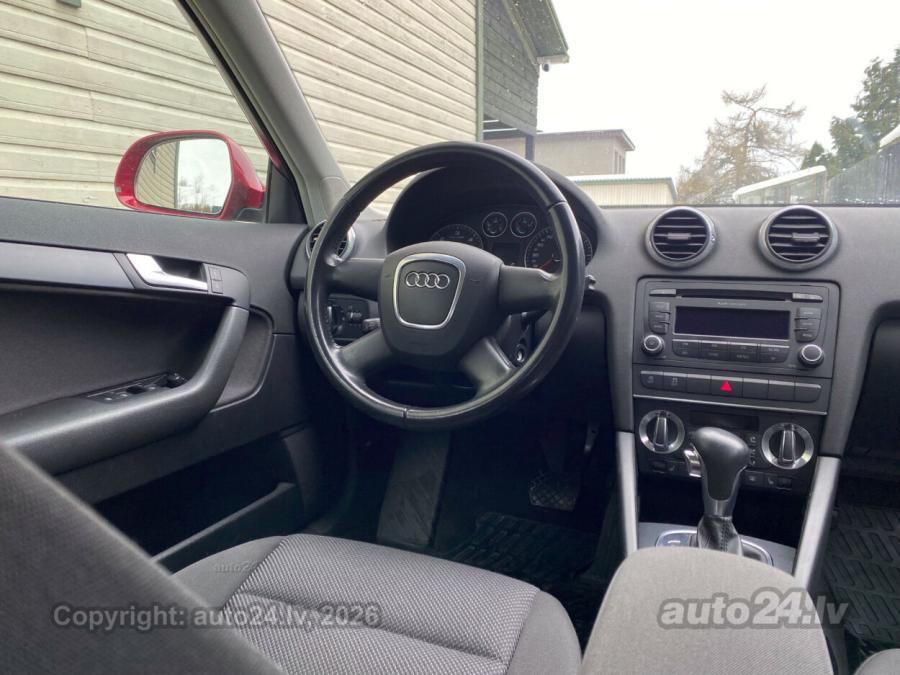 Red Audi A3 2010 in Tallinn, with an engine capacity of 1.60 L and mileage of 281 thousand km for 5599 €, photo 14 on AUTOMOTO.COM.LV