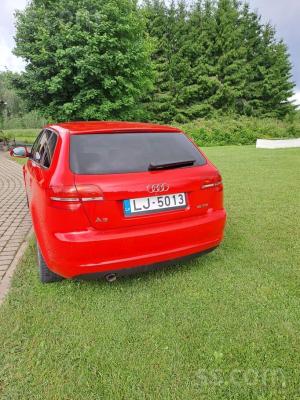 Sarkans Audi A3 2010 Kuldīga, ar dzinēja tilpumu 1.60 L un nobraukumu 316 tūkst. km par 3650 €, foto  vietnē AUTOMOTO.COM.LV