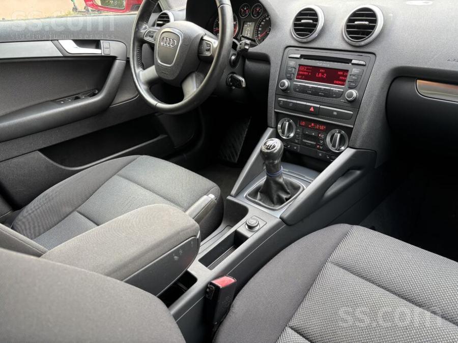 Sarkans Audi A3 2010 Ogre, ar dzinēja tilpumu 1.40 L un nobraukumu 196 tūkst. km par 5100 €, foto 10 vietnē AUTOMOTO.COM.LV