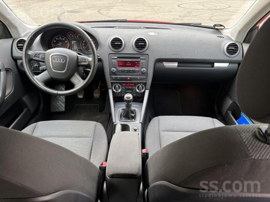 Sarkans Audi A3 2010 Ogre, ar dzinēja tilpumu 1.40 L un nobraukumu 196 tūkst. km par 5100 €, foto 11 vietnē AUTOMOTO.COM.LV