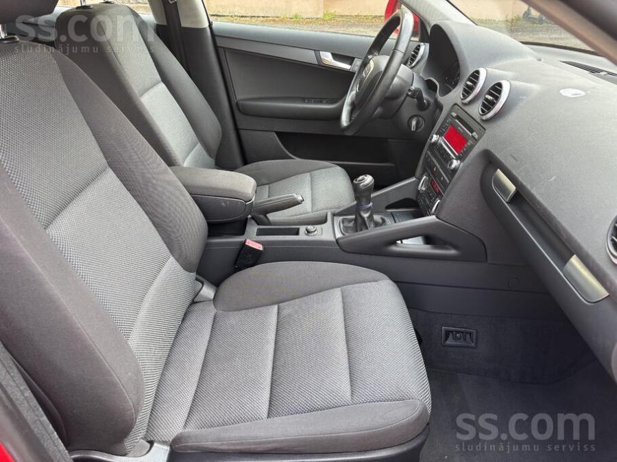 Sarkans Audi A3 2010 Ogre, ar dzinēja tilpumu 1.40 L un nobraukumu 196 tūkst. km par 5100 €, foto 12 vietnē AUTOMOTO.COM.LV