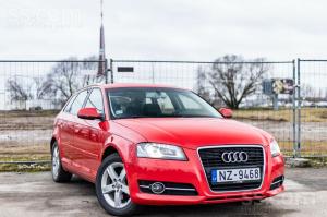 Red Audi A3 2011 in Riga, with an engine capacity of 1.60 L and mileage of 225 thousand km for 1400 €, photo 2 on AUTOMOTO.COM.LV