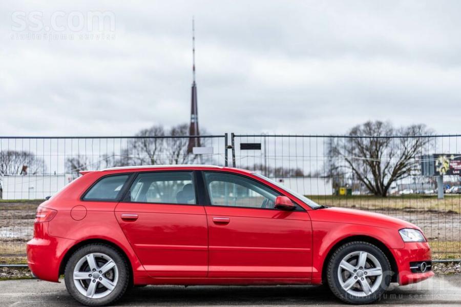 Red Audi A3 2011 in Riga, with an engine capacity of 1.60 L and mileage of 225 thousand km for 1400 €, photo 5 on AUTOMOTO.COM.LV