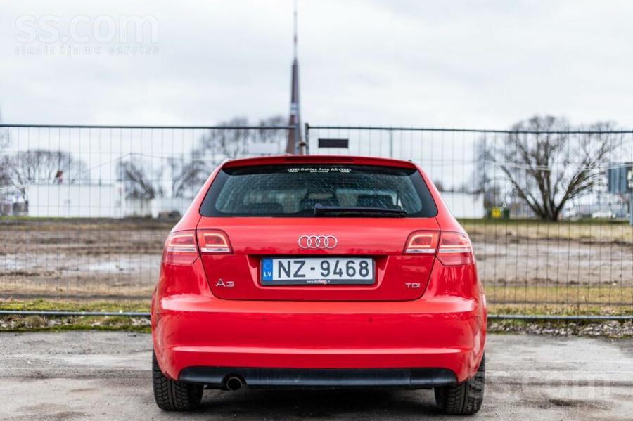 Red Audi A3 2011 in Riga, with an engine capacity of 1.60 L and mileage of 225 thousand km for 1400 €, photo 8 on AUTOMOTO.COM.LV
