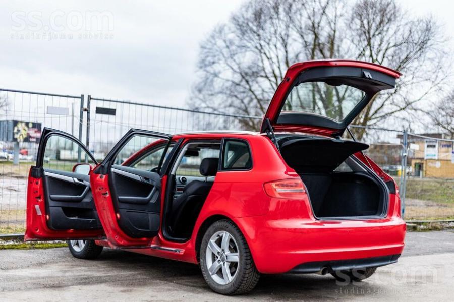 Red Audi A3 2011 in Riga, with an engine capacity of 1.60 L and mileage of 225 thousand km for 1400 €, photo 9 on AUTOMOTO.COM.LV