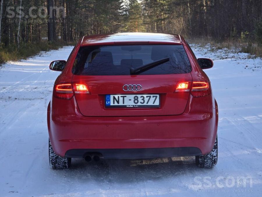 Red Audi A3 2011 in Riga, with an engine capacity of 1.80 L and mileage of 203 thousand km for 7000 €, photo 3 on AUTOMOTO.COM.LV
