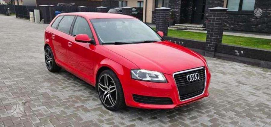 Red Audi A3 2012 in Siauliai, with an engine capacity of 0.00 L and mileage of 192 thousand km for 4850 €, photo 1 on AUTOMOTO.COM.LV