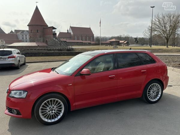 Red Audi A3 2013 in Kaunas, with an engine capacity of 2.00 L and mileage of 153 thousand km for 8250 €, photo 2 on AUTOMOTO.COM.LV