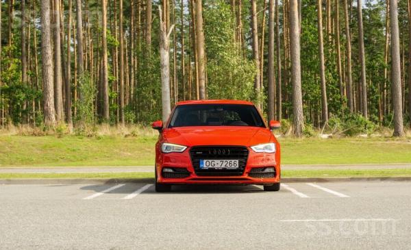 Red Audi A3 2013 in Riga, with an engine capacity of 2.00 L and mileage of 231 thousand km for 8990 €, photo 3 on AUTOMOTO.COM.LV