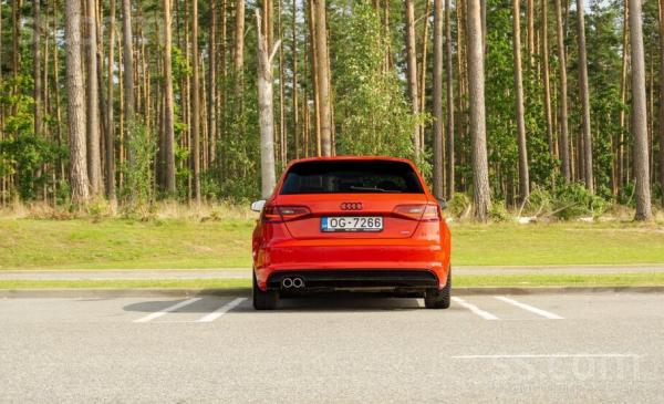 Red Audi A3 2013 in Riga, with an engine capacity of 2.00 L and mileage of 231 thousand km for 8990 €, photo 6 on AUTOMOTO.COM.LV
