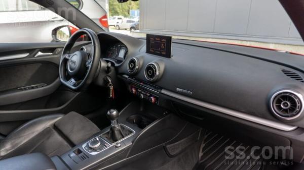 Red Audi A3 2013 in Riga, with an engine capacity of 2.00 L and mileage of 231 thousand km for 8990 €, photo 10 on AUTOMOTO.COM.LV