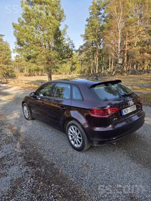 Red Audi A3 2013 in Riga, with an engine capacity of 1.60 L and mileage of 231 thousand km for 7500 €, photo 4 on AUTOMOTO.COM.LV