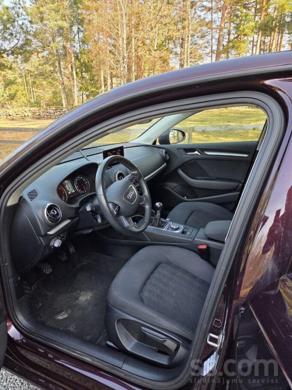 Red Audi A3 2013 in Riga, with an engine capacity of 1.60 L and mileage of 231 thousand km for 7500 €, photo 6 on AUTOMOTO.COM.LV
