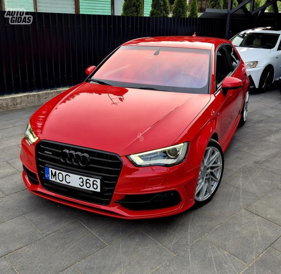 Red Audi A3 2013 in Kaunas, with an engine capacity of 1.80 L and mileage of 221 thousand km for 10800 €, photo 1 on AUTOMOTO.COM.LV