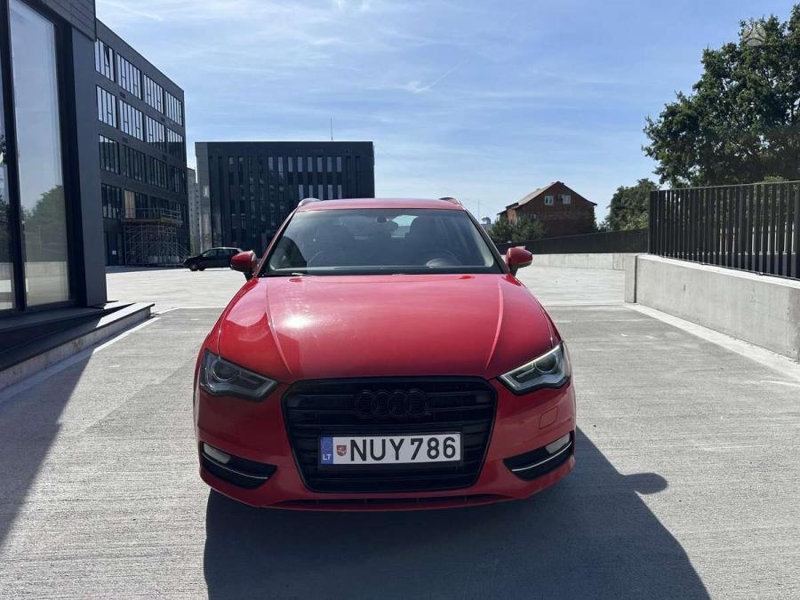 Red Audi A3 2013 in Kaunas, with an engine capacity of 1.97 L and mileage of 258 thousand km for 7800 €, photo 3 on AUTOMOTO.COM.LV
