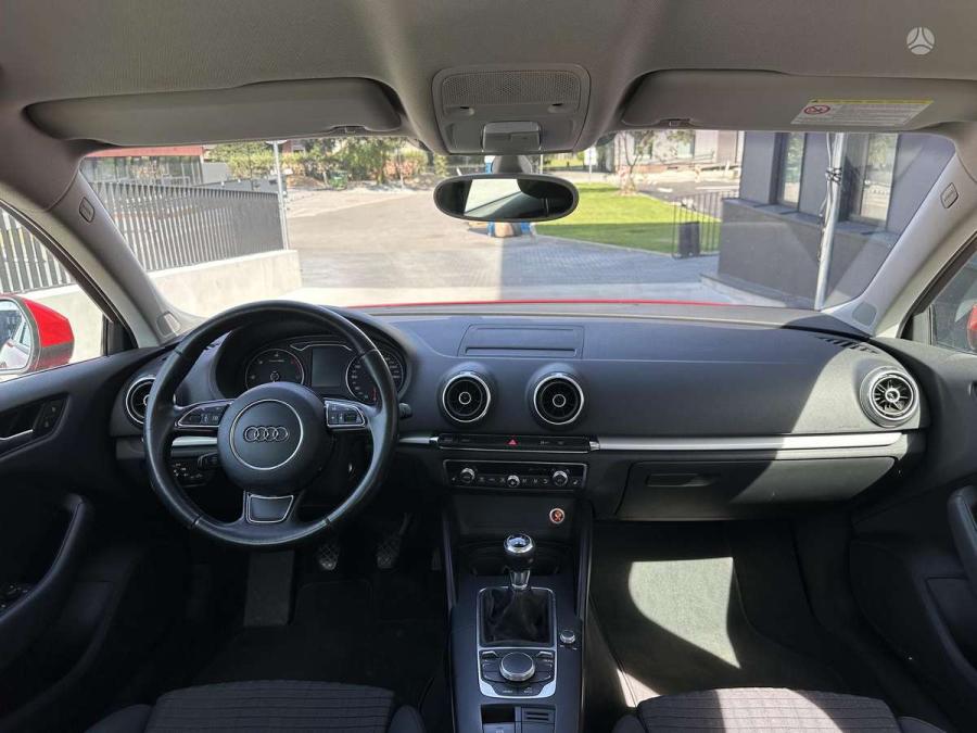 Red Audi A3 2013 in Kaunas, with an engine capacity of 1.97 L and mileage of 258 thousand km for 7800 €, photo 8 on AUTOMOTO.COM.LV