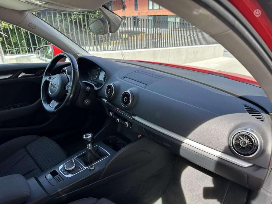 Red Audi A3 2013 in Kaunas, with an engine capacity of 1.97 L and mileage of 258 thousand km for 7800 €, photo 10 on AUTOMOTO.COM.LV