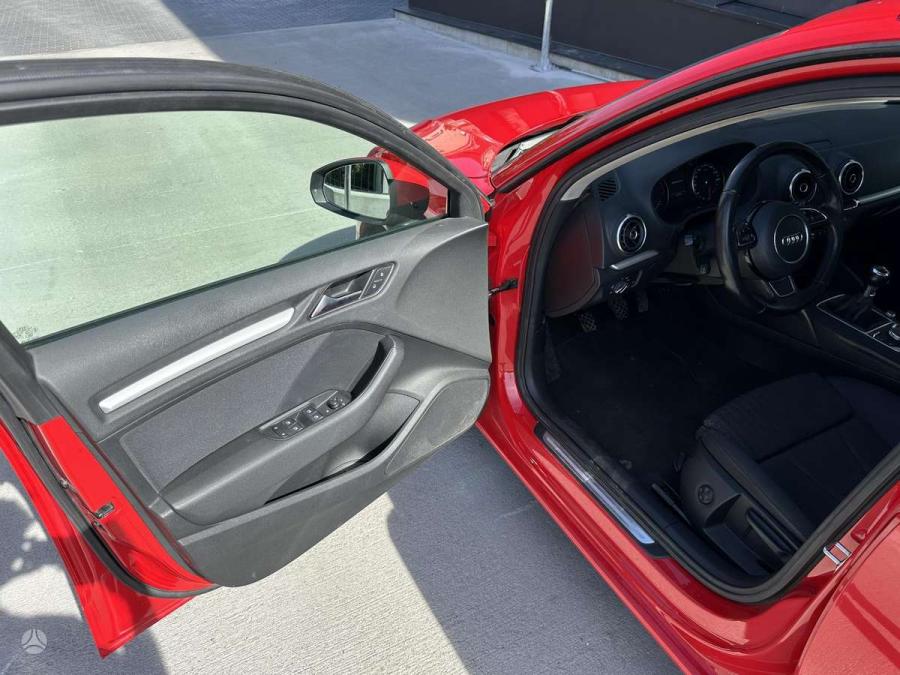 Red Audi A3 2013 in Kaunas, with an engine capacity of 1.97 L and mileage of 258 thousand km for 7800 €, photo 11 on AUTOMOTO.COM.LV
