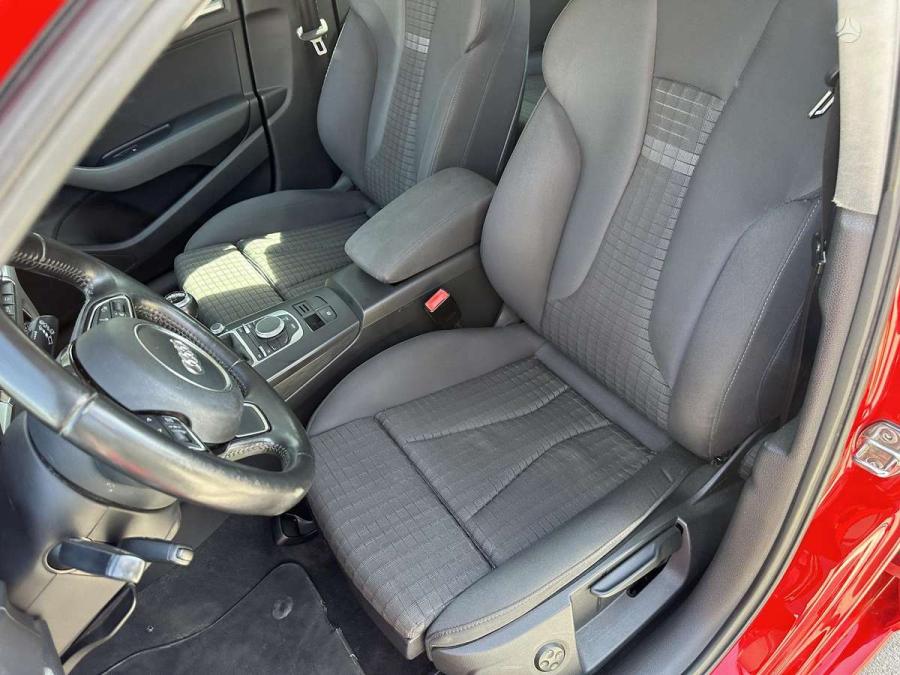 Red Audi A3 2013 in Kaunas, with an engine capacity of 1.97 L and mileage of 258 thousand km for 7800 €, photo 12 on AUTOMOTO.COM.LV