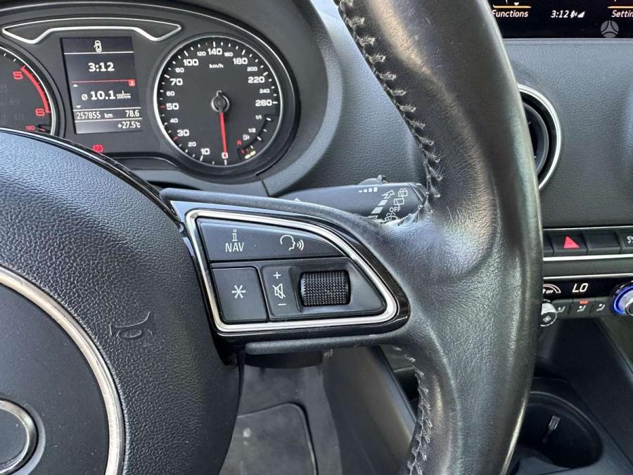 Red Audi A3 2013 in Kaunas, with an engine capacity of 1.97 L and mileage of 258 thousand km for 7800 €, photo 22 on AUTOMOTO.COM.LV