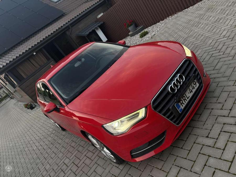 Red Audi A3 2013 in Radviliskis, with an engine capacity of 1.97 L and mileage of 265 thousand km for 7000 €, photo 1 on AUTOMOTO.COM.LV
