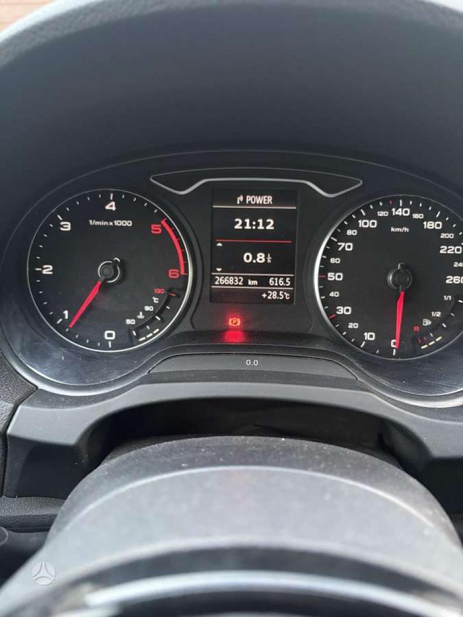 Red Audi A3 2013 in Radviliskis, with an engine capacity of 1.97 L and mileage of 265 thousand km for 7000 €, photo 14 on AUTOMOTO.COM.LV
