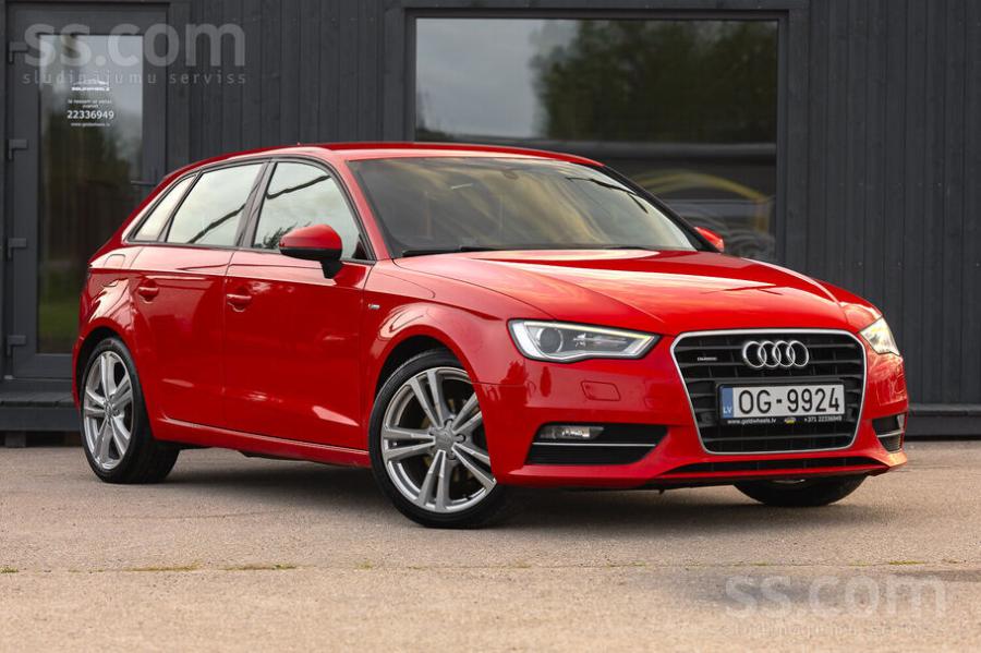 Sarkans Audi A3 2014 Jelgava, ar dzinēja tilpumu 2.00 L un nobraukumu 285 tūkst. km par 10900 €, foto 3 vietnē AUTOMOTO.COM.LV