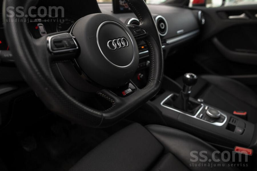 Sarkans Audi A3 2014 Jelgava, ar dzinēja tilpumu 2.00 L un nobraukumu 285 tūkst. km par 10900 €, foto 16 vietnē AUTOMOTO.COM.LV