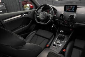 Red Audi A3 2014 in Jelgava, with an engine capacity of 2.00 L and mileage of 285 thousand km for 10900 €, photo 13 on AUTOMOTO.COM.LV