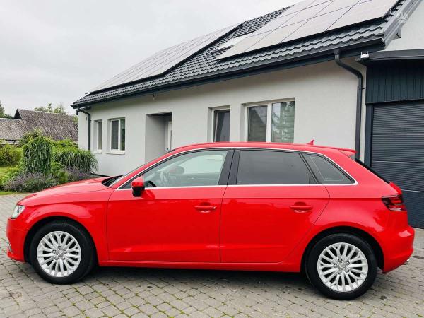 Red Audi A3 2014 in Trakai, with an engine capacity of 1.97 L and mileage of 214 thousand km for 7850 €, photo 1 on AUTOMOTO.COM.LV