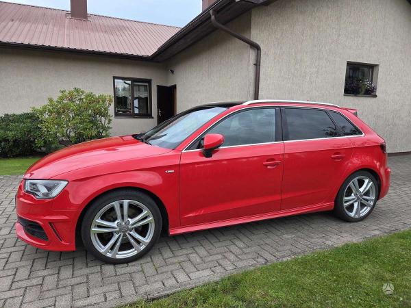 Red Audi A3 2014 in Silale, with an engine capacity of 2.00 L and mileage of 191 thousand km for 10000 €, photo 1 on AUTOMOTO.COM.LV