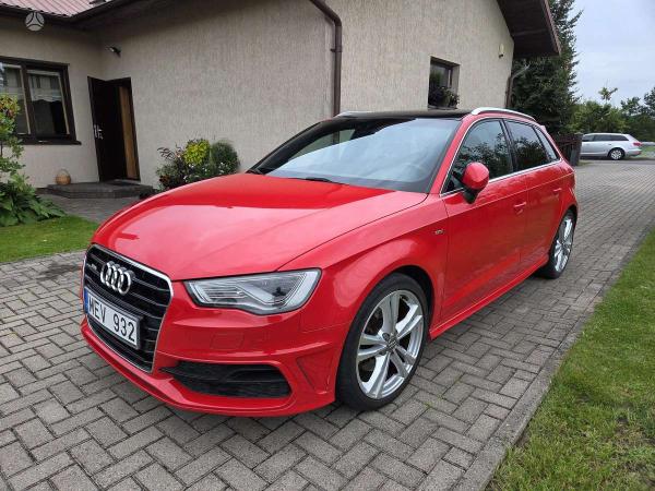 Red Audi A3 2014 in Silale, with an engine capacity of 2.00 L and mileage of 191 thousand km for 10000 €, photo 5 on AUTOMOTO.COM.LV