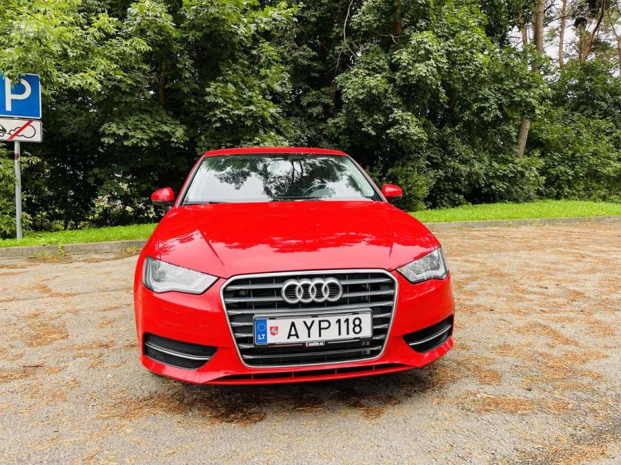 Sarkans Audi A3 2014 Trakai, ar dzinēja tilpumu 1.97 L un nobraukumu 214 tūkst. km par 7980 €, foto 12 vietnē AUTOMOTO.COM.LV
