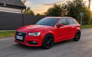 Red Audi A3 2014 in Vilnius, with an engine capacity of 1.40 L and mileage of 239 thousand km for 7999 €, photo 3 on AUTOMOTO.COM.LV